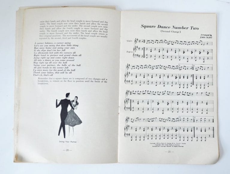 Vintage How To Square Dance Book by Harry Jarman